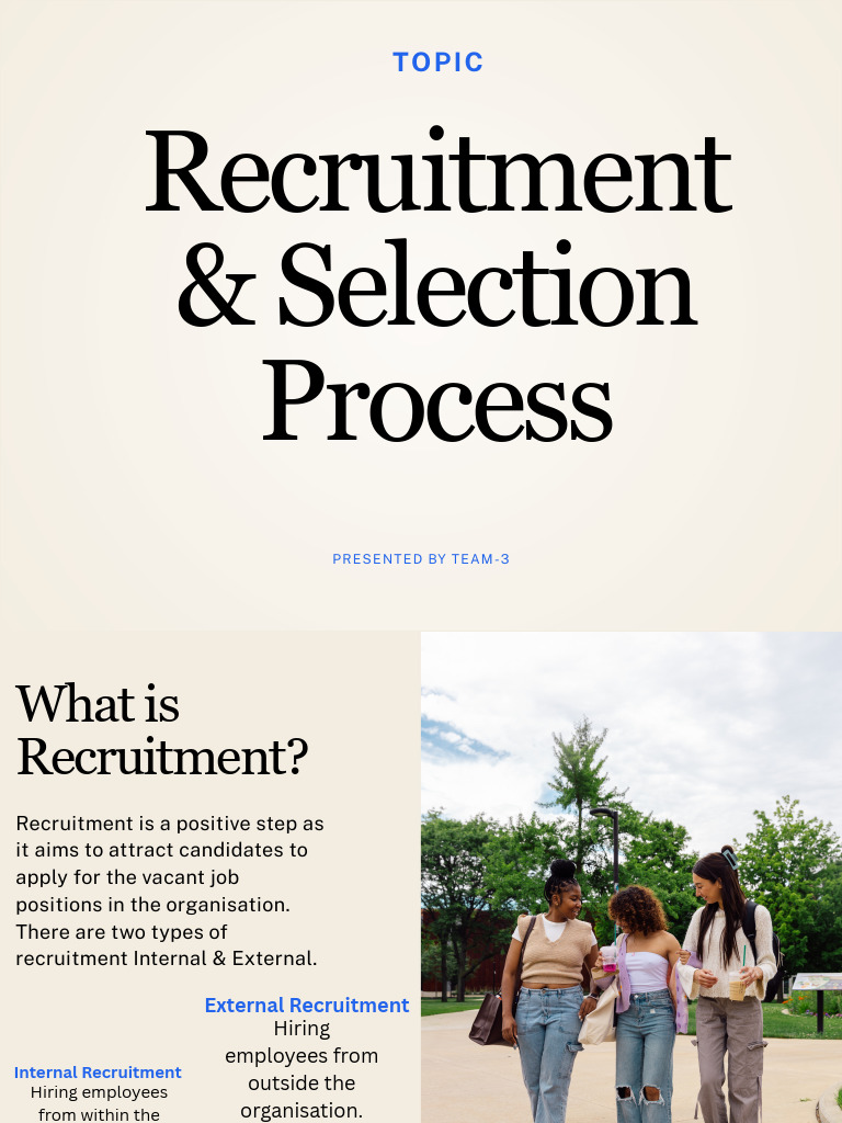 Recruitment & Selection Process-1 | PDF | Recruitment | Business