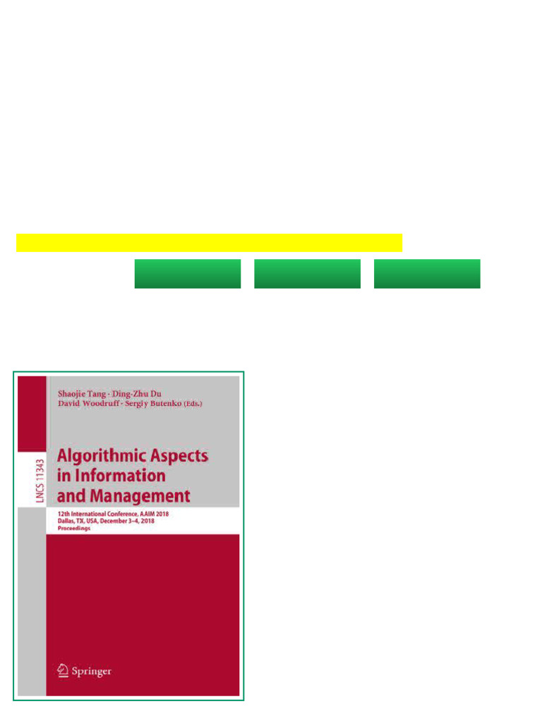(Ebook) Algorithmic Aspects in Information and Management: 12th ...