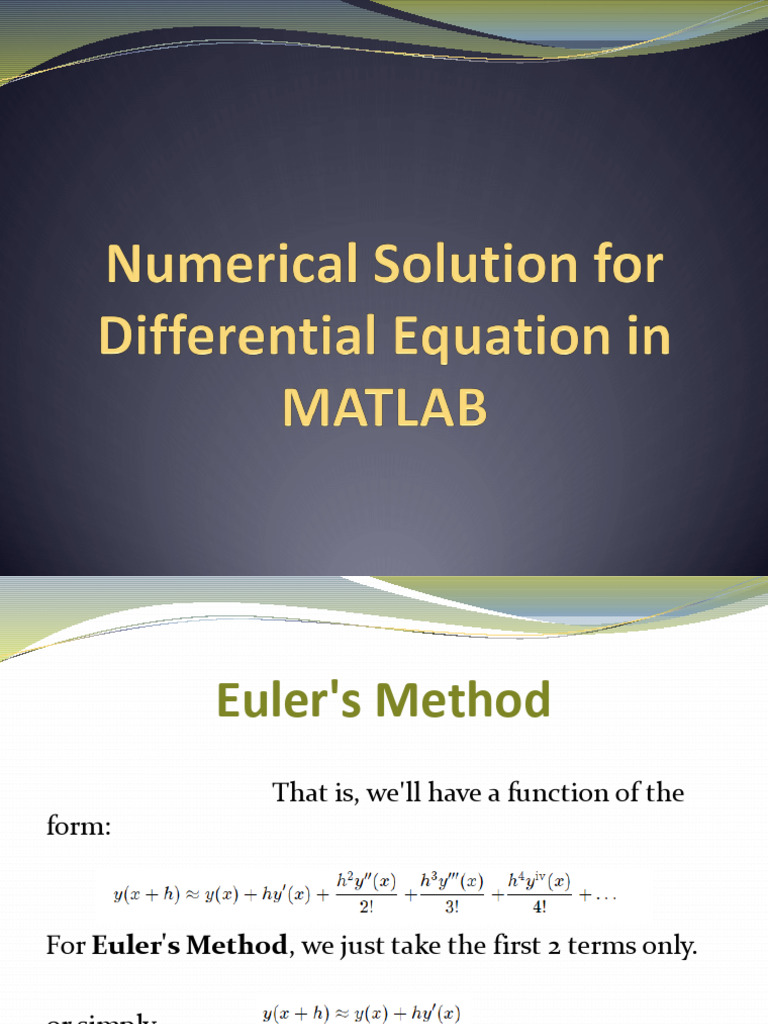 Euler Method | PDF