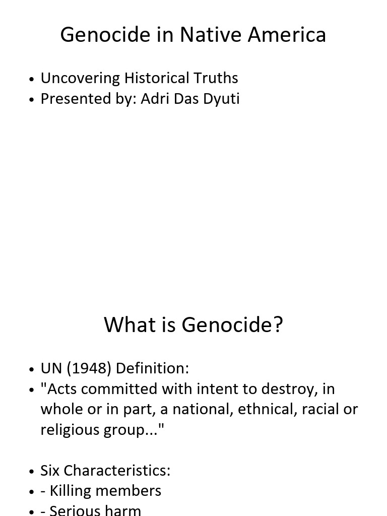 Genocide in Native America Expanded Presentation - PPTX 20250722 133122 ...