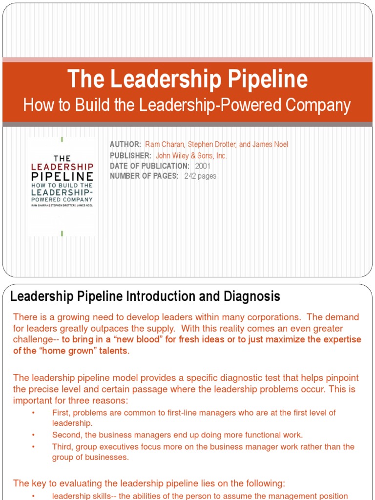 Leadership Pipeline | PDF | Succession Planning | Leadership