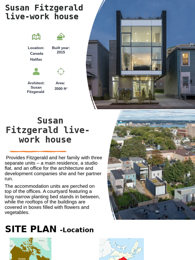 Susan Fitzgerald Live-Work House | PDF