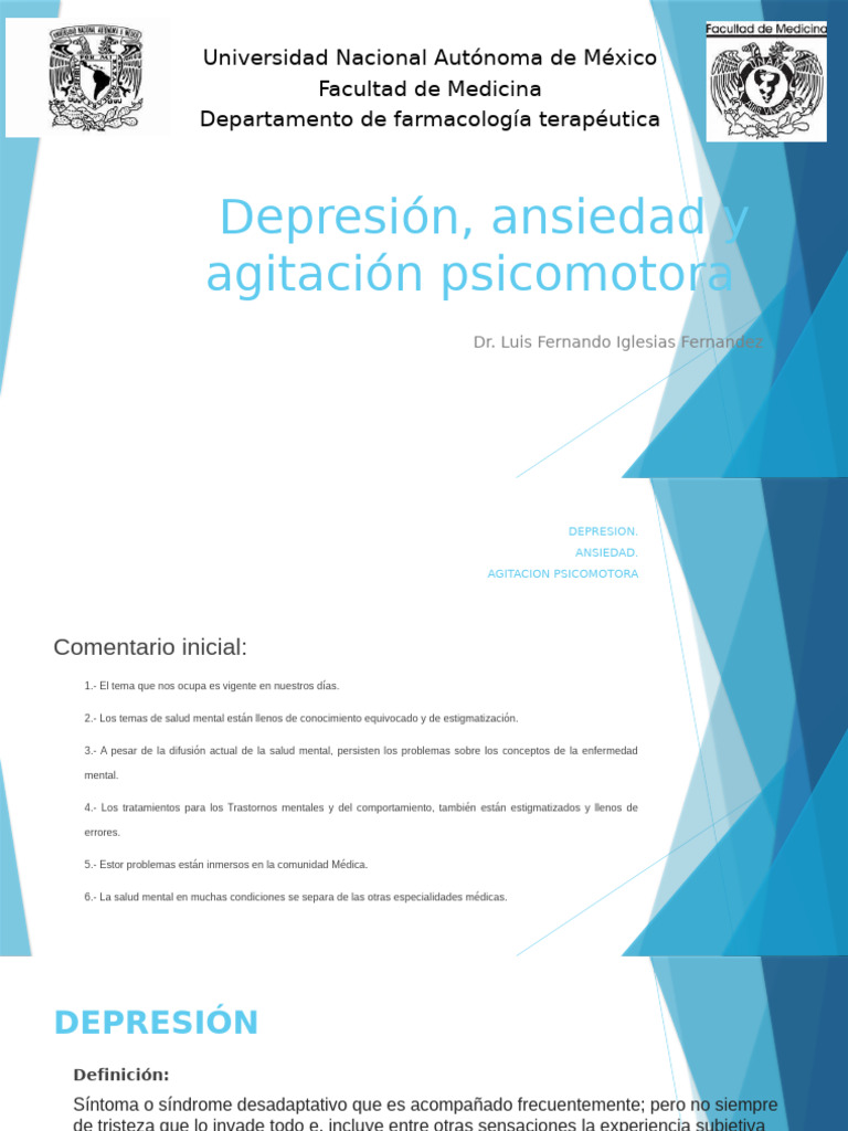 definitiva pptx (1) | PDF | Antidepresivo | Depresión (estado de ánimo)