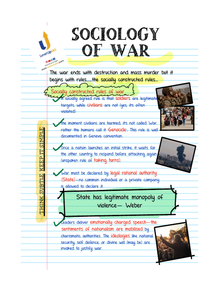 War - Sociology ! | PDF