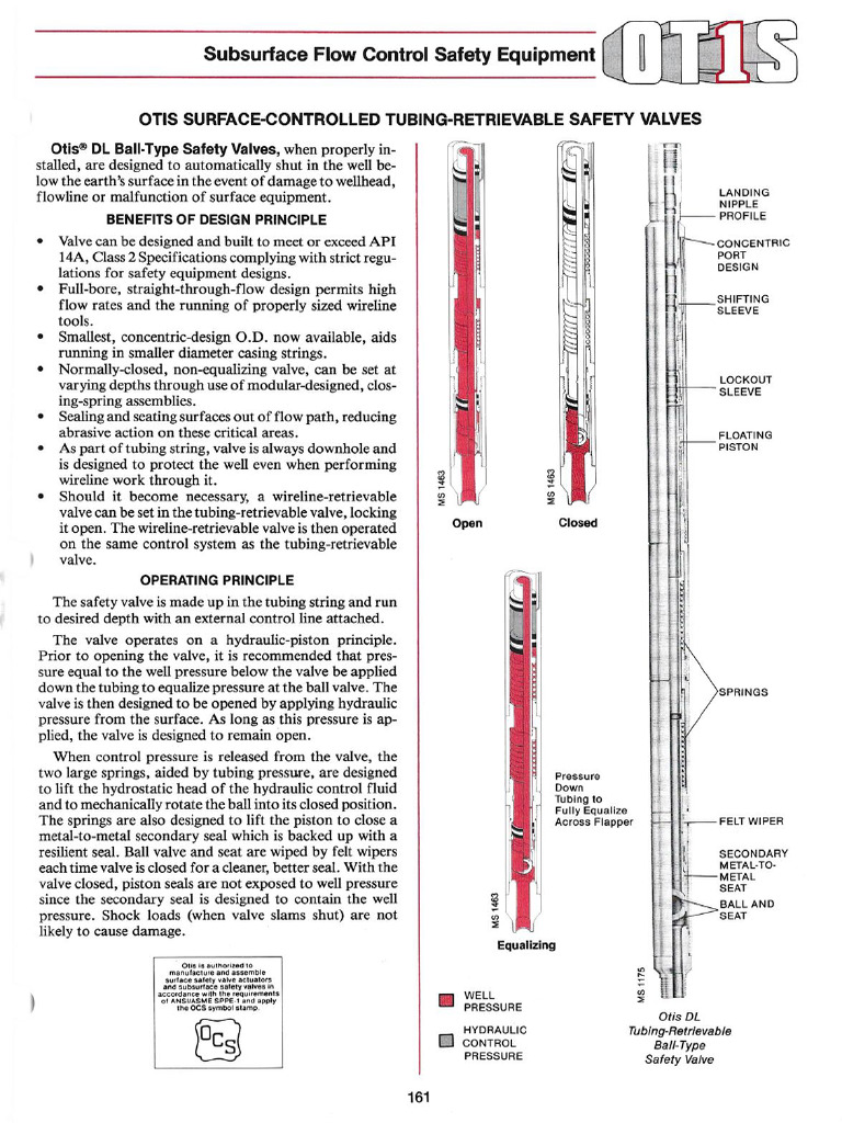 Anexo Xi - Otis DL Safety Valve | PDF