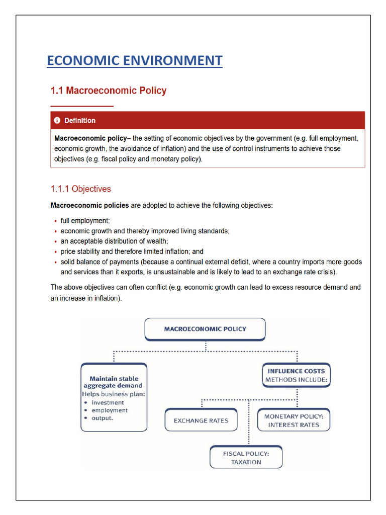 Macro Environment | PDF