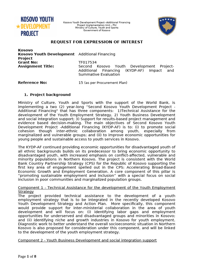 Reoi-kydp Impact Evaluation n | PDF | Evaluation | Methodology
