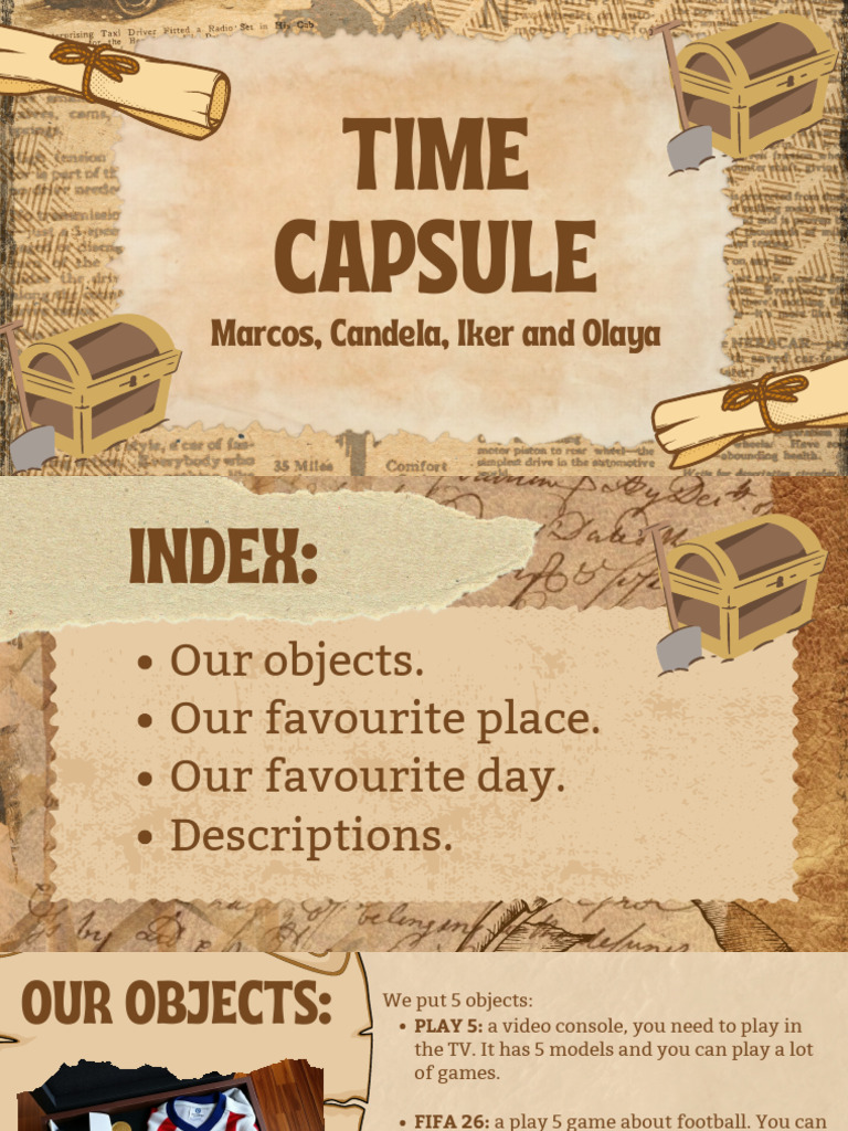 Time Capsule: Our Favorite Memories | PDF