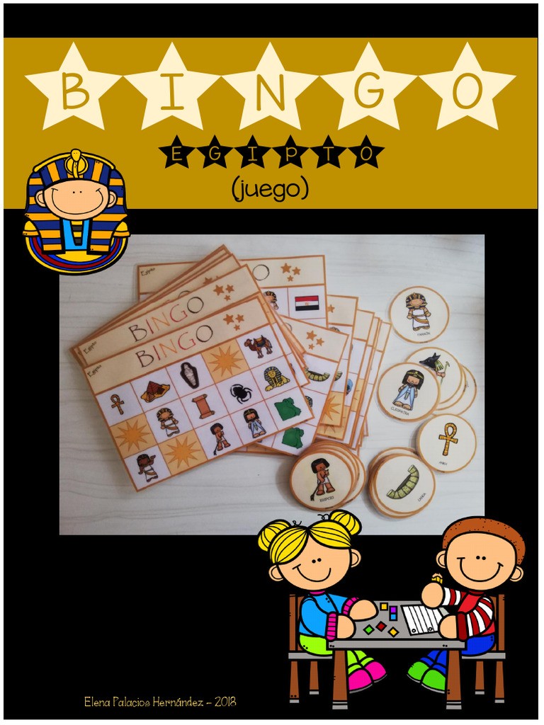 Bingo Egipto Juego Egypt Lottery Bingo Game | PDF