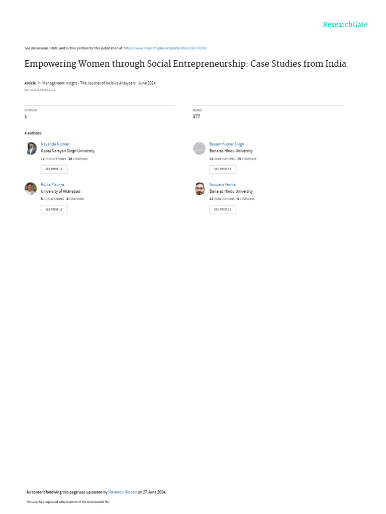 1951-ArticleText-3844-1-10-20240619 | PDF | Entrepreneurship | Social Entrepreneurship