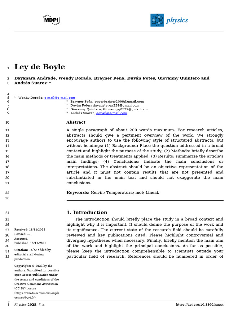 Boyle's Law: Analysis and Results | PDF | Theorem | Creative Commons ...