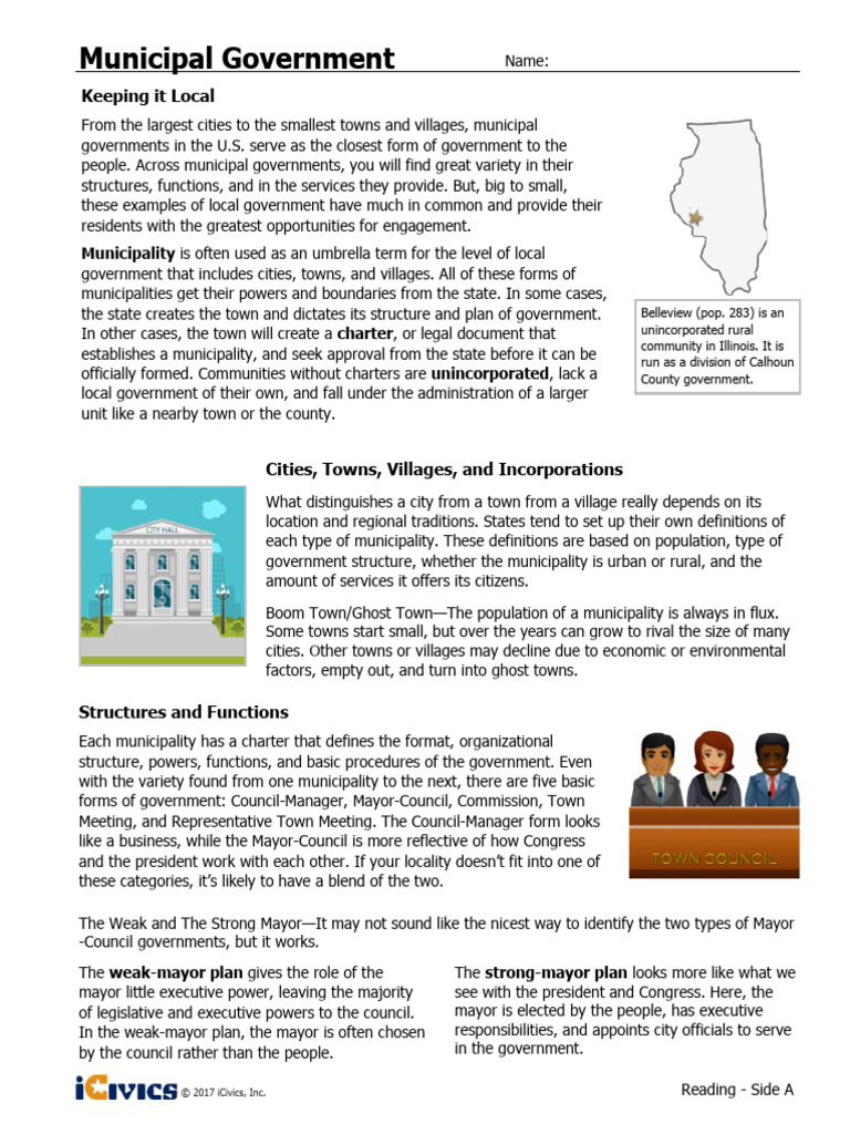 Understanding Municipal Government Functions | PDF | Taxes | Bonds ...