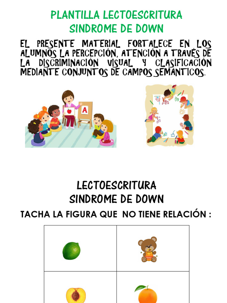 8) Clasificación Memoria Visual Down | PDF