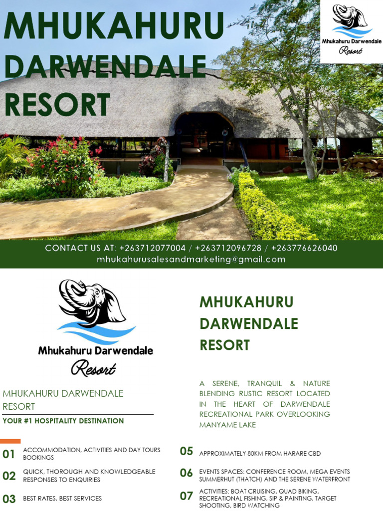 Mhukahuru Darwendale Resort Catalogue | PDF