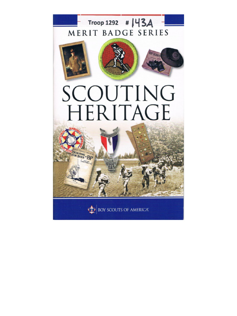 Scouting Heritage Merit Badge Pamphlet 2024412335296937684 | PDF