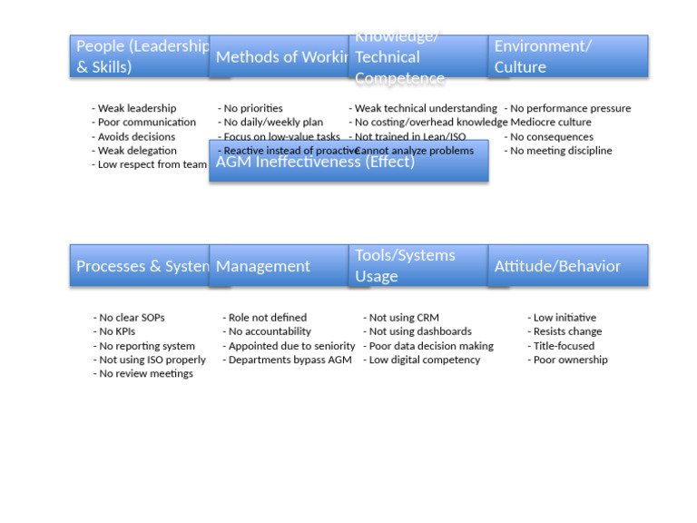 AGM Fishbone Diagram | PDF