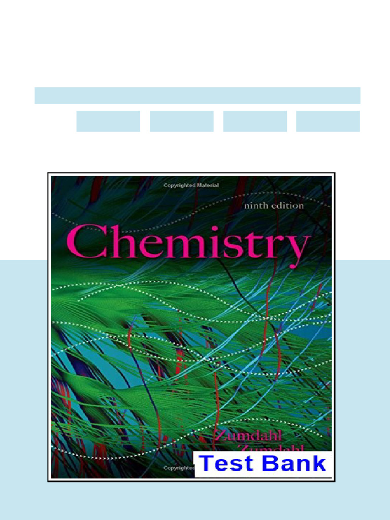 Chemistry 9th Edition Zumdahl Test Bank digital version 2025 | PDF ...