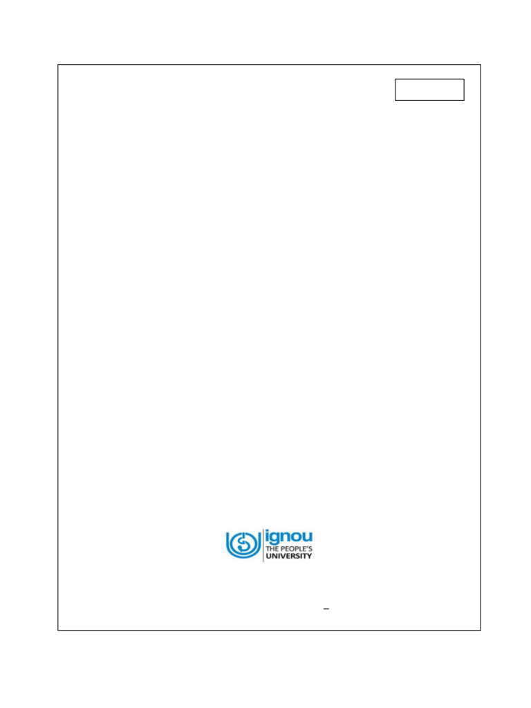 MMPC 003 (2025 2026) | PDF