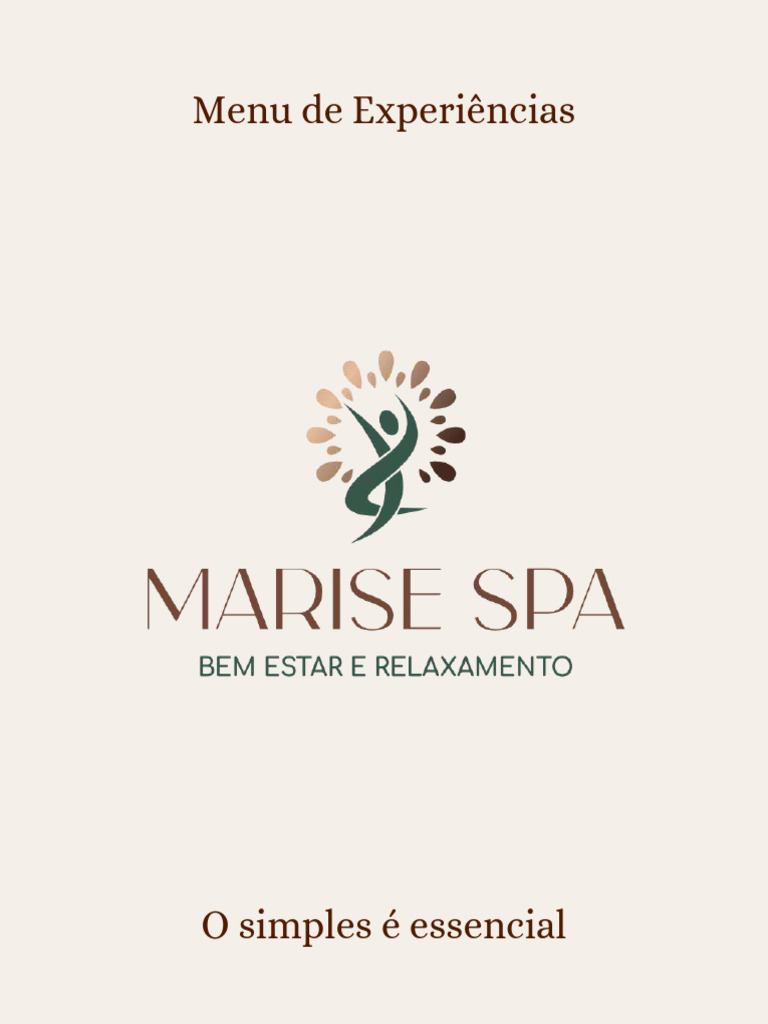Menu Marise Spa - Junho a Setembro (1) | PDF | Terapia | Medicina ...