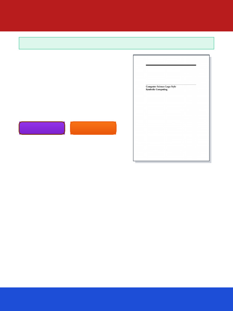 Computer Science Logo Style Vol 1 Symbolic Computing 2nd Edition by ...