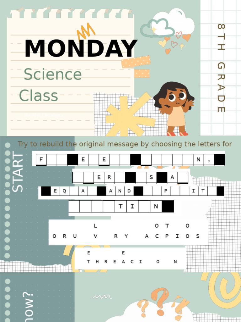 OCT 27-31-Science Class Presentation | PDF