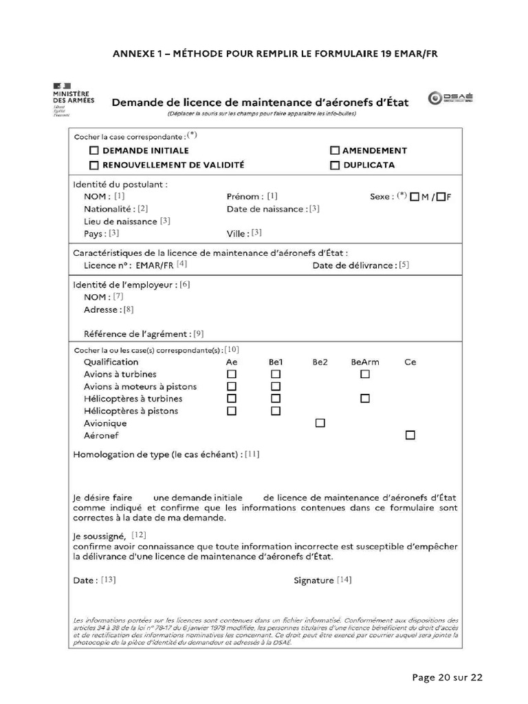 Form 19 Gui-66-002 Emar FR | PDF