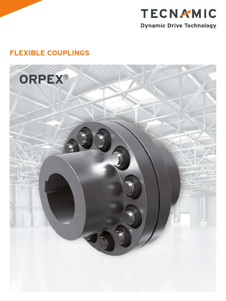Orpex® Flexible Couplings Overview | PDF | Machines | Mechanics