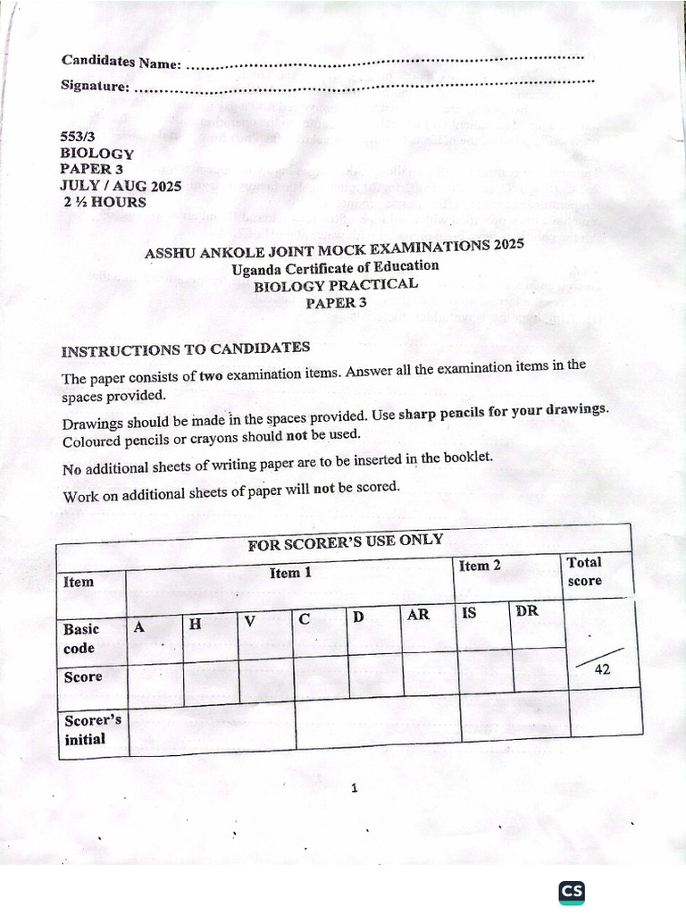 Ashhu - Mbra Uce Bio 553-3 2025 | PDF