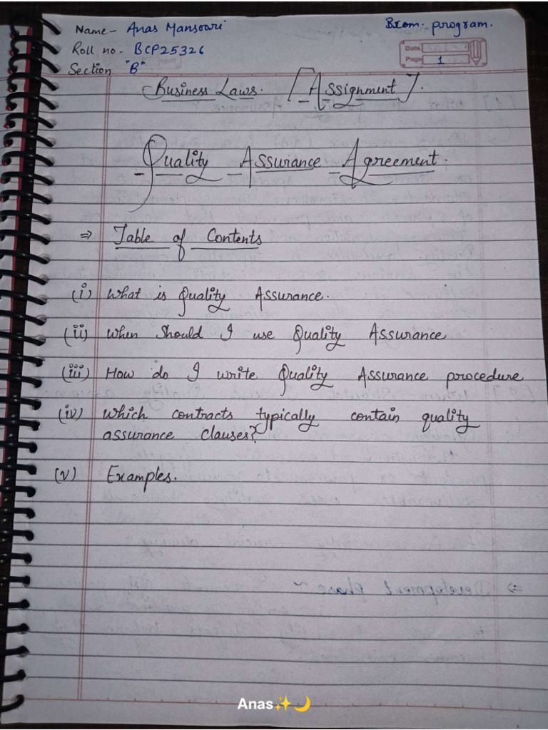 Business Laws Assignment Anas MansooriBCP25326_compressed | PDF