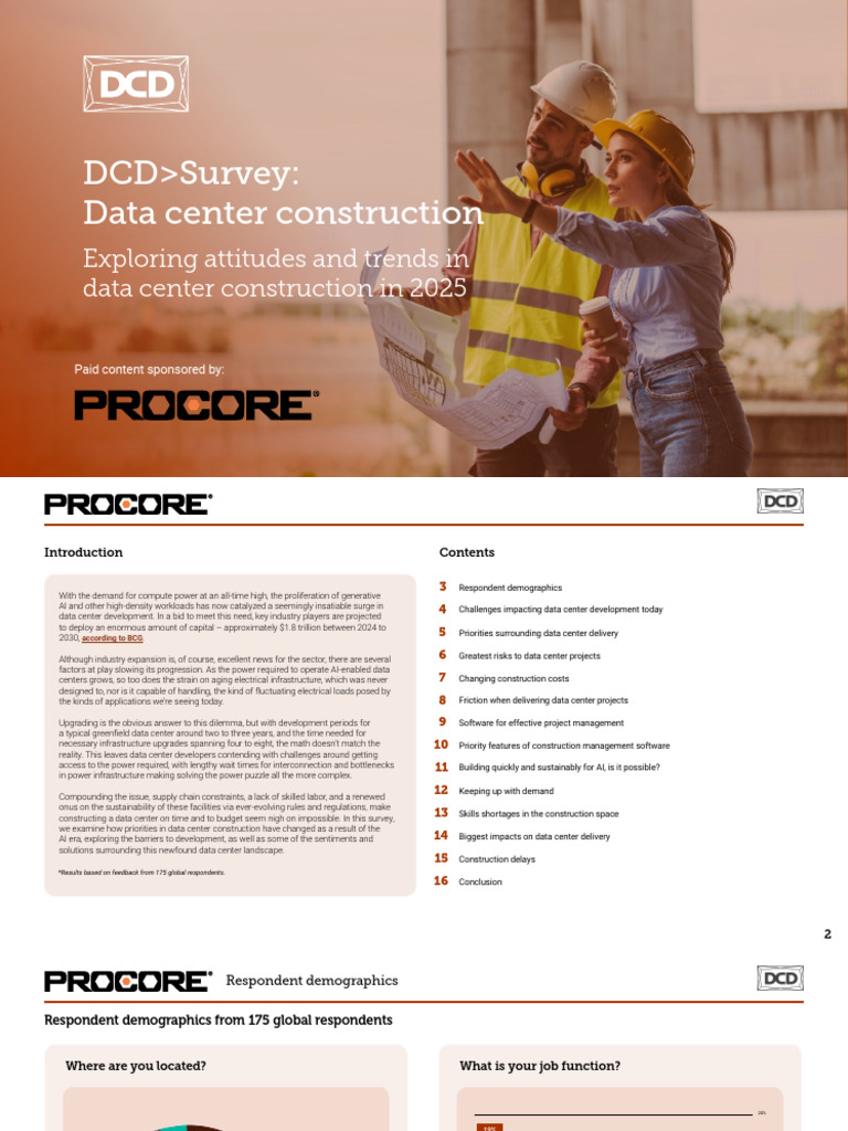 ProCore Report - Data Center Construction | PDF | Artificial ...