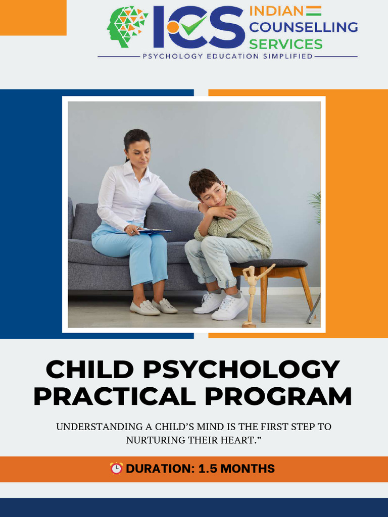 Child Psychology Practical Program | PDF | Psychotherapy | Mental Disorder