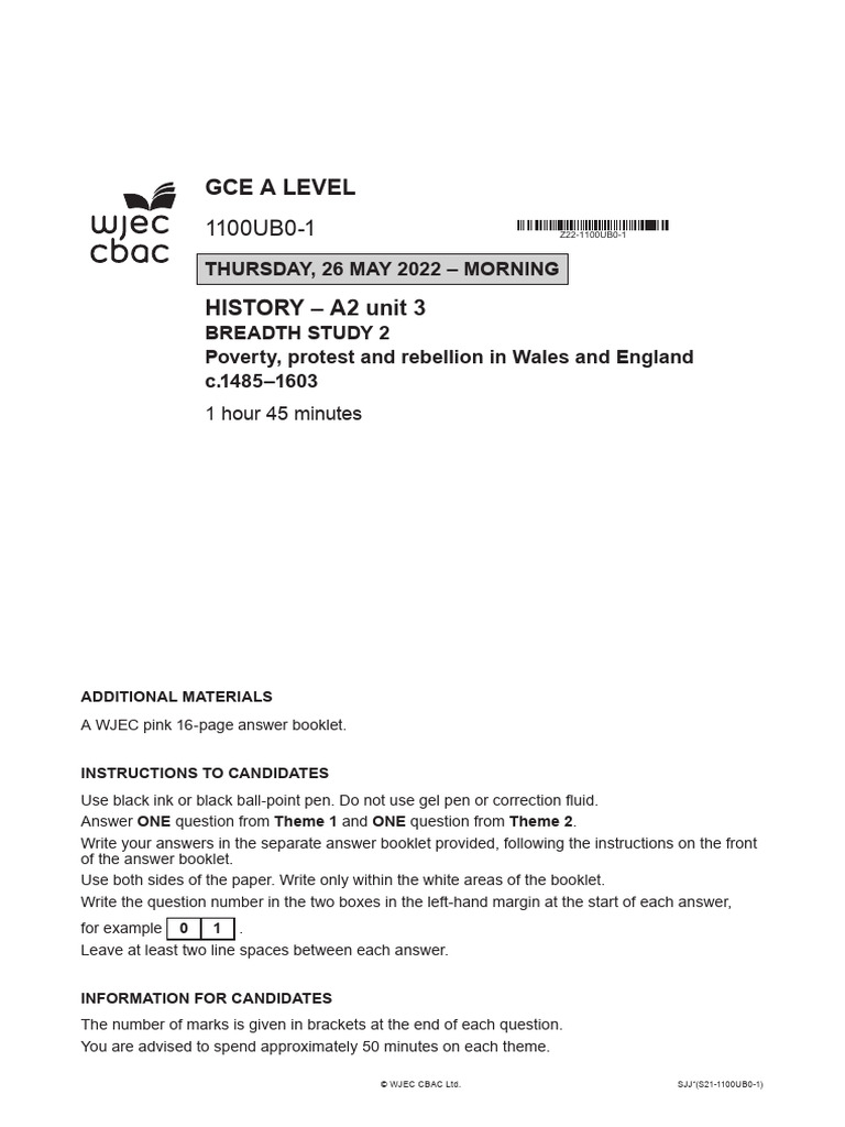 Gce A Level | PDF