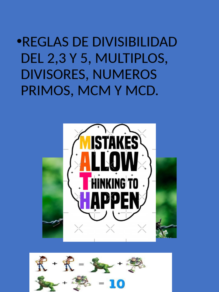 Divisibilidad, Multiplos, Factores, Primos, MCM y Mcd. | PDF