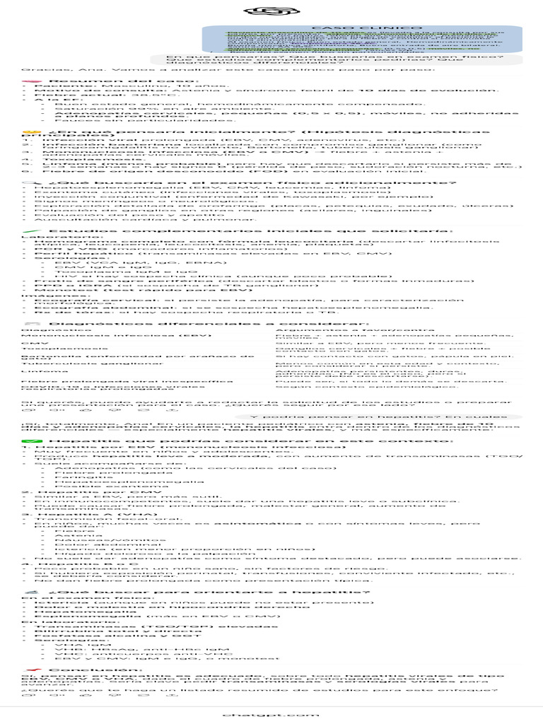 Examen físico y diagnósticos | PDF