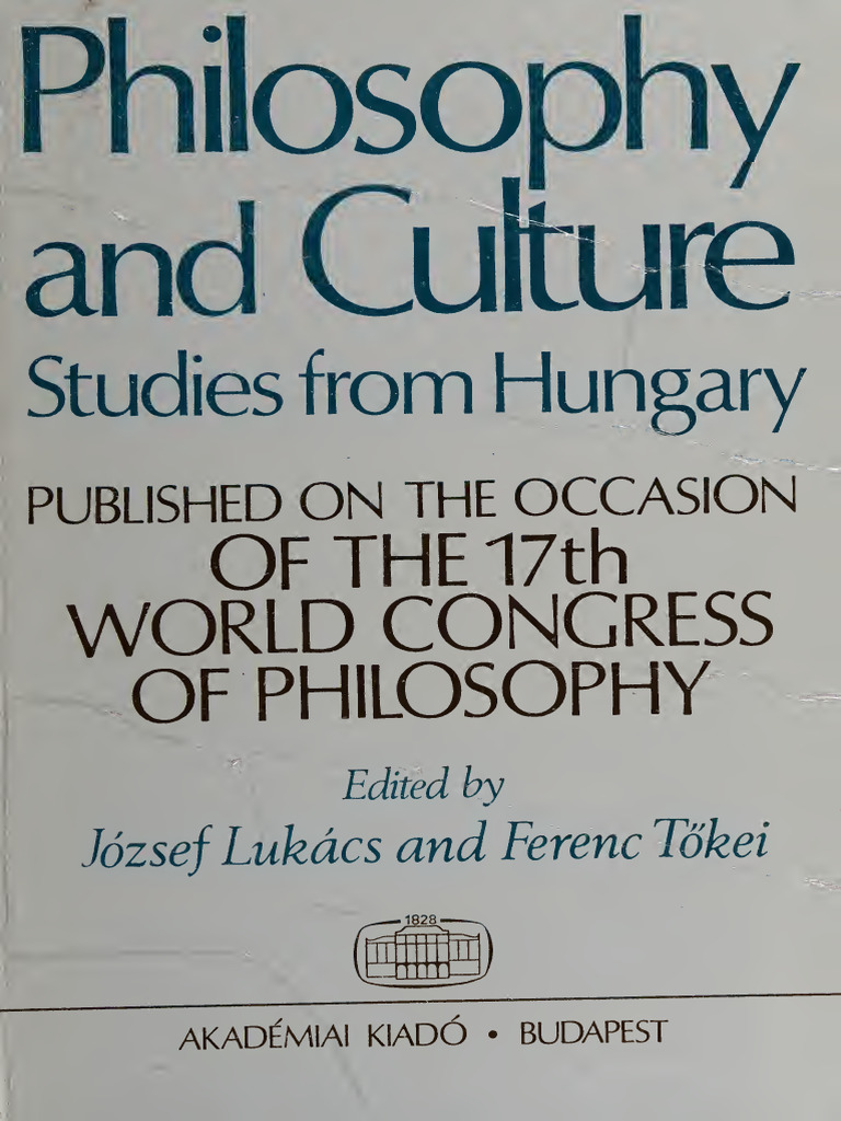 Of The TH World Congress Jof Philosophy : Published On The Occasion ...