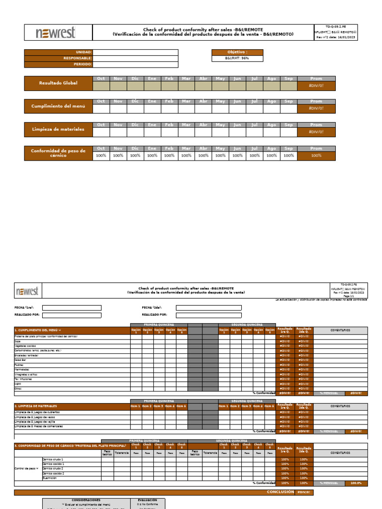 TD-Q-09.2.PE Check of Product Conformity After Sales-BI Remote | PDF ...