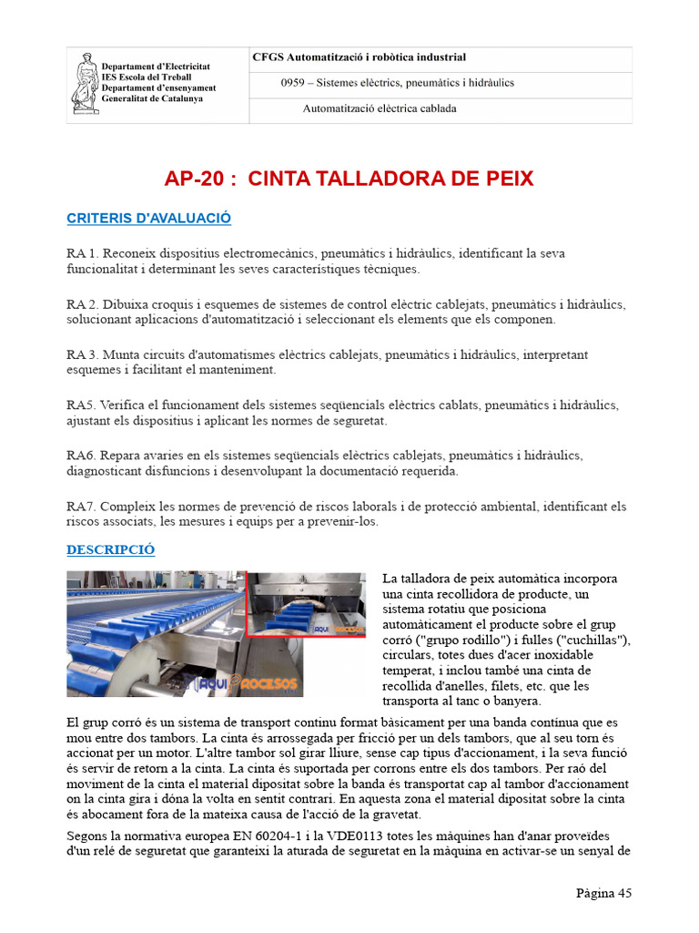 AP20 Cinta Talladora Peix | PDF