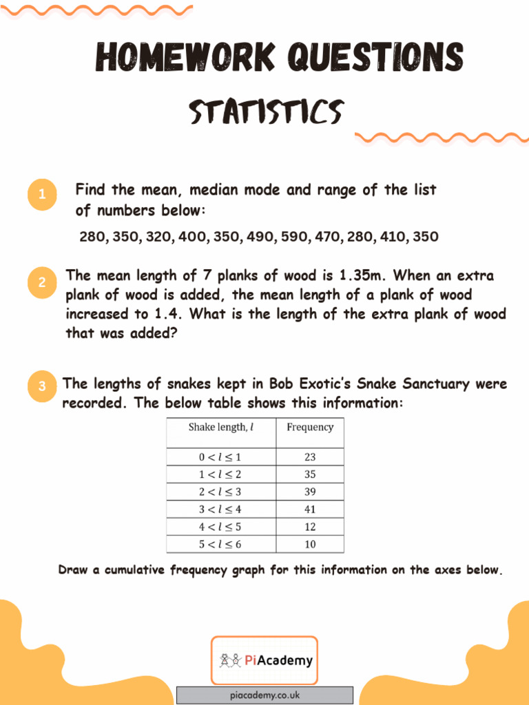 Day 1-19-02-2025 - Statistics - Homework | PDF