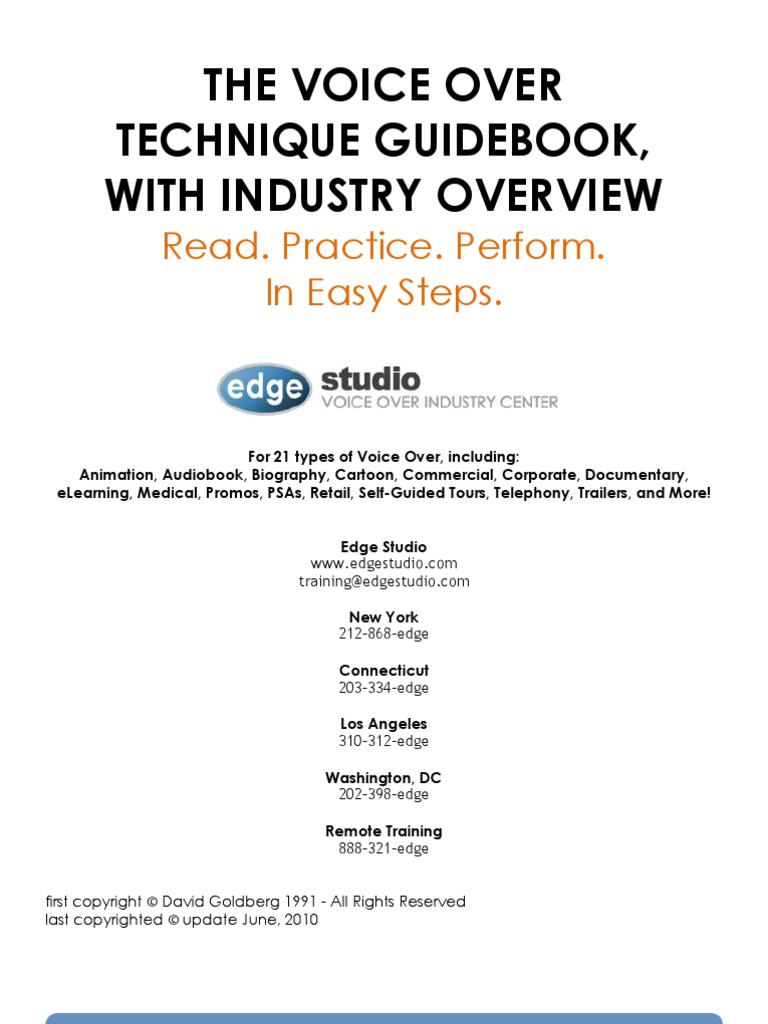 Technique Guidebook | PDF | Voice Over | Singing