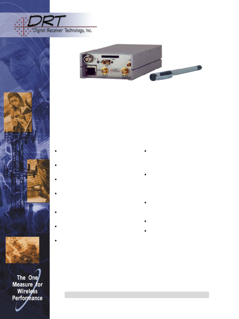Scanner DRT | PDF | Lte (Telecommunication) | Mobile Technology