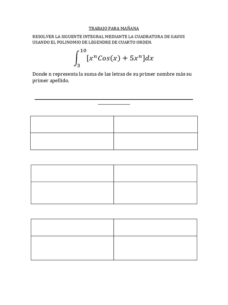 Trabajo para Mañana | PDF