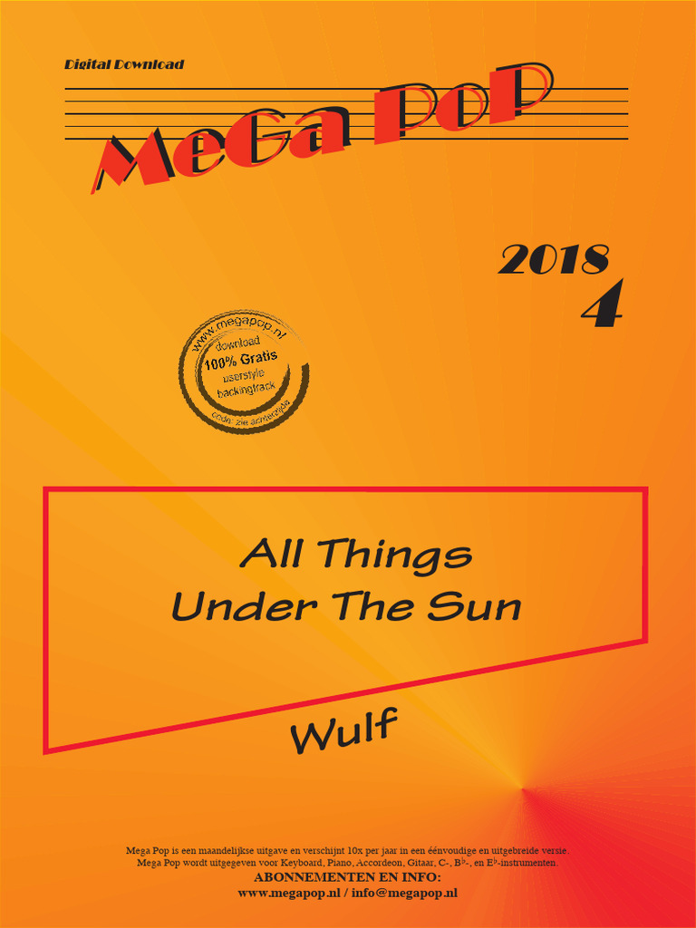 All Things Under The Sun | PDF