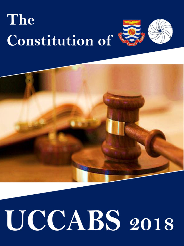 UCCABS Constitution 2018 Overview | PDF | Jurisdiction | Committee