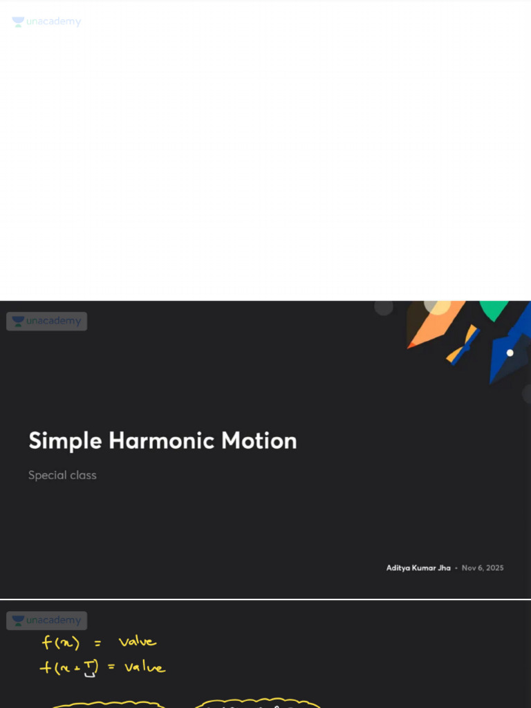 Simple Harmonic Motion With Anno | PDF