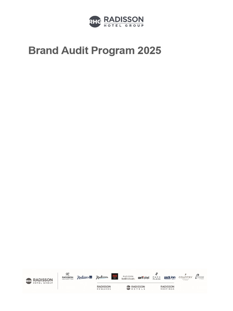 2025 - Brand Audit Program | PDF | Audit | Brand