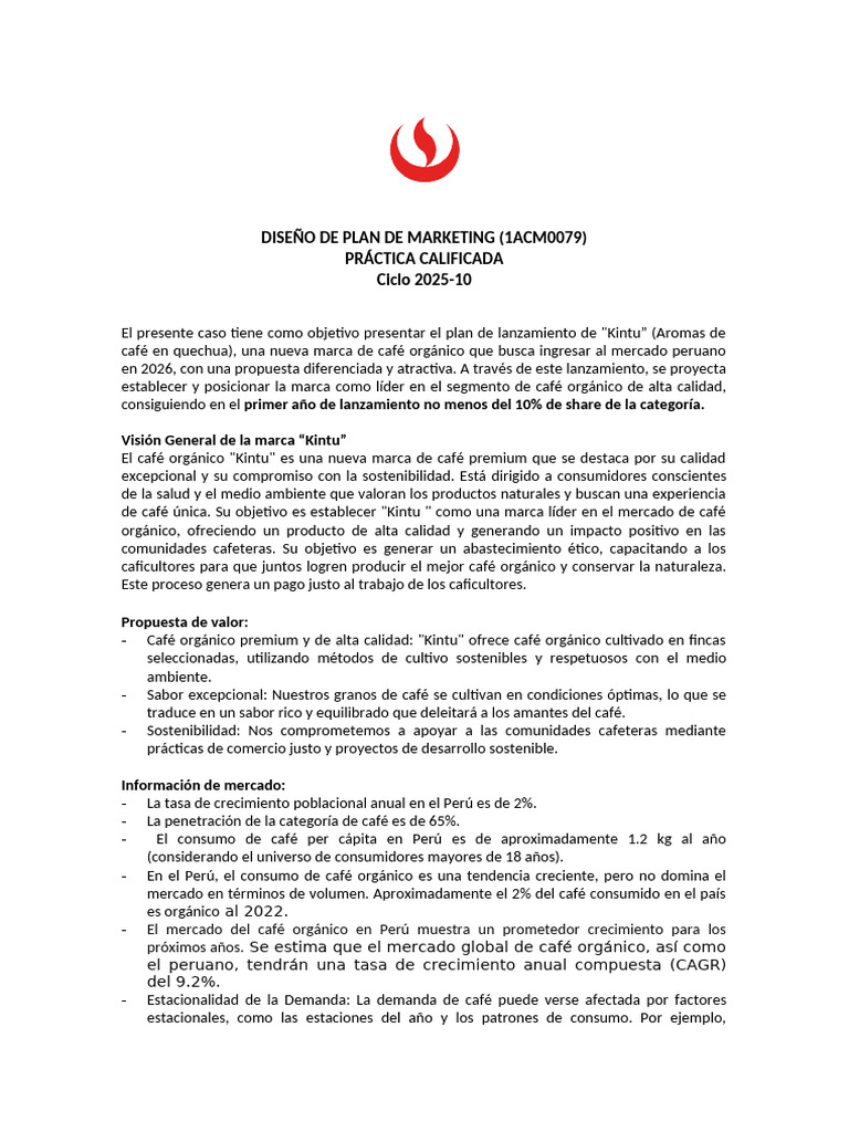 1ACM0079-202510-PC1-Kintu café | PDF | café | Marketing