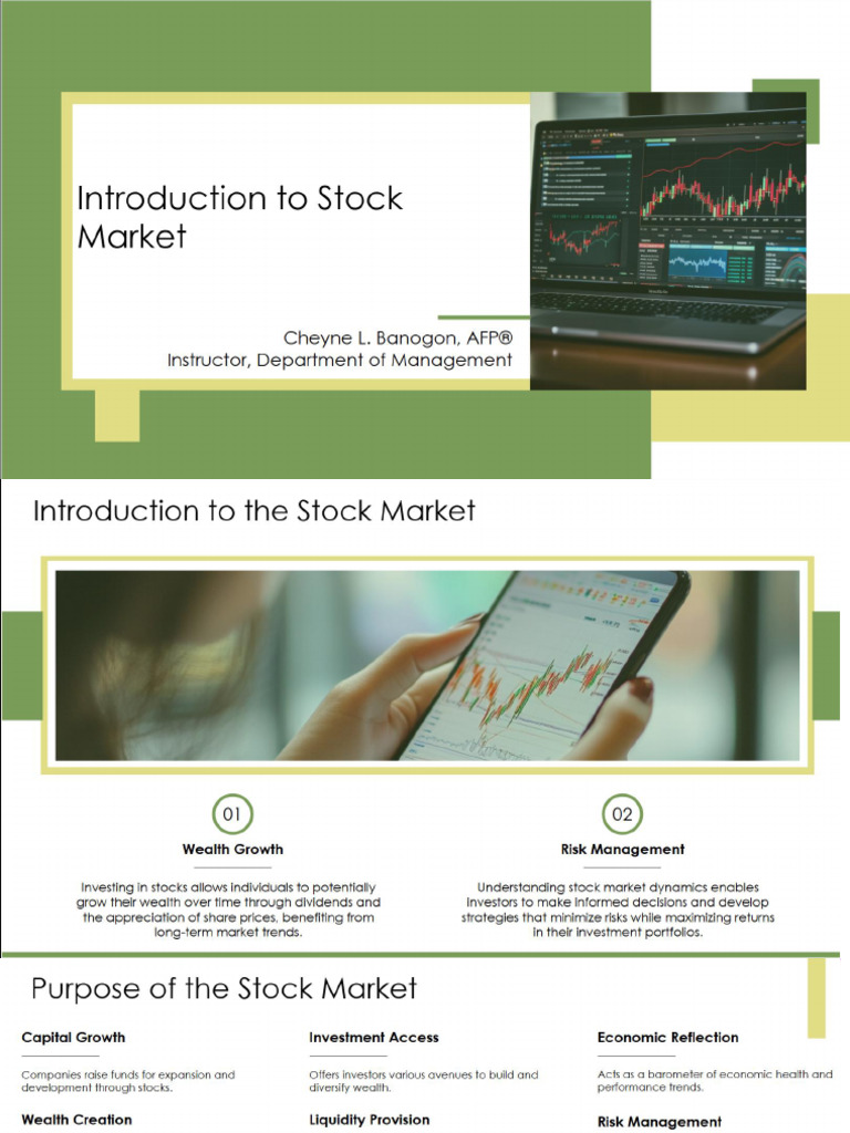 03 - Intro to Stock Market and Transactions | PDF