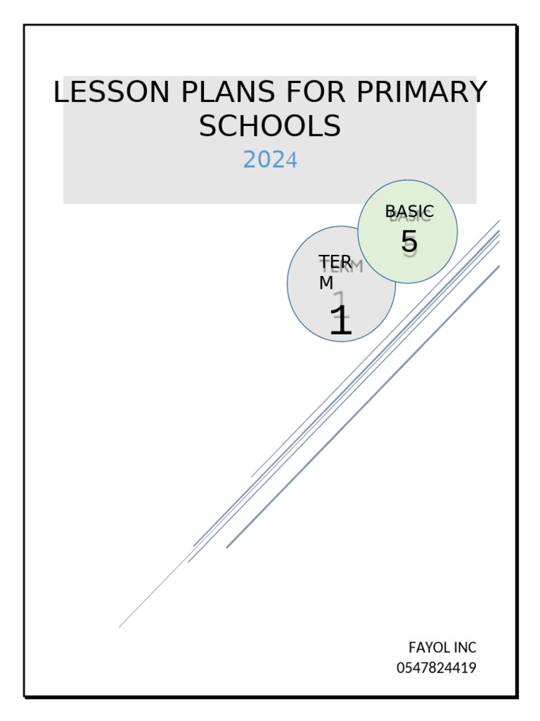 Primary School Lesson Plans 2024 | PDF | Adverb | Linguistics