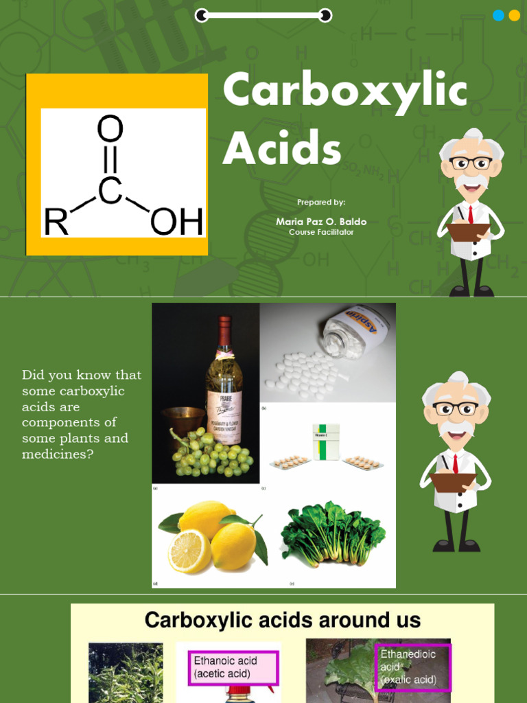 Organic Chemistry: Carboxylic-Acids For Students | PDF | Carboxylic ...