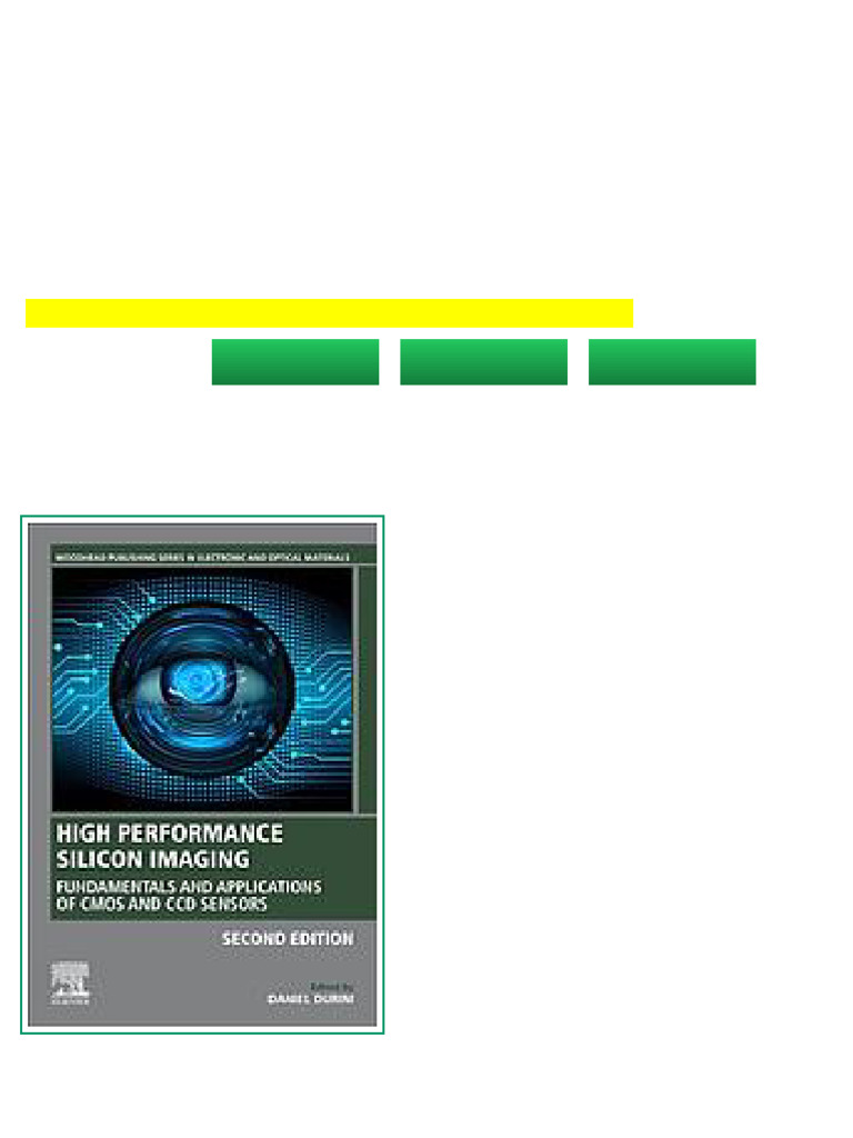 (Ebook) High Performance Silicon Imaging: Fundamentals and Applications of CMOS and CCD Sensors ...